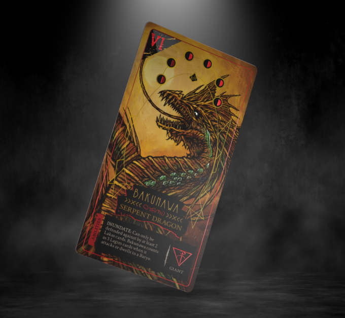 Limited Edition Bakunawa Card - Lagim Card Game